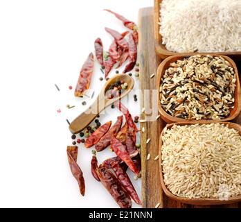 assortment of rice Stock Photo - Alamy