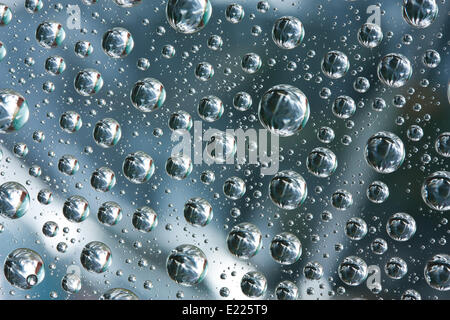 Water drops texture on the transparent glass, macro shot for abstract ...