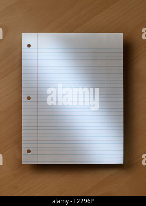 Blank lined paper background, empty white paper and dots line for ...
