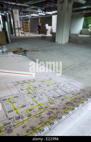 Commercial Construction Site Interior Stock Photo - Alamy