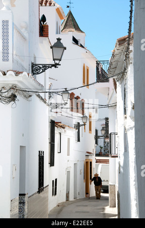 Sedella Málaga Spain Spanish historic White Village Stock Photo - Alamy