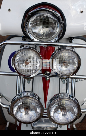 scooter headlights cluster Stock Photo - Alamy