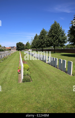 The Stone of Remembrance in Merville Communal Cemetery Extension France ...