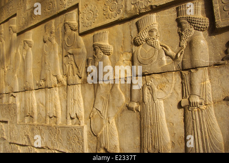 Ancient relief of the Achaemenid, frieze, archaeological relic from the ...