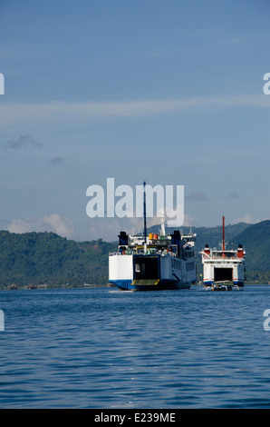 Coastline of Lembar Port, Lombok Island, West Nusa Tenggara Province ...