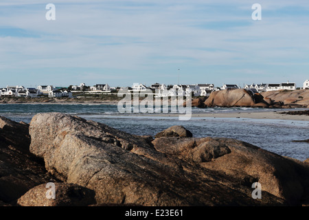 View of Paternoster beach houses from across the bay Stock Photo - Alamy
