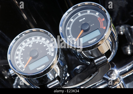 Harley Davidson gas tanks on display at the Harley Davidson Museum in ...