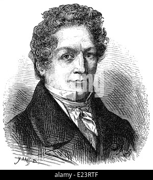 Louis Jacques Thénard, 1777 – 1857. French chemist. From Les Merveilles ...