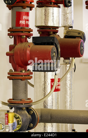 Steel water pumps Stock Photo - Alamy
