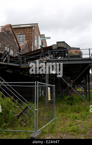 The old Lady Victoria Colliery, a deep coal mine, which is now the ...