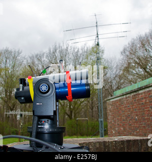An amateur radio satellite tracking system using a Meade Autostar ...