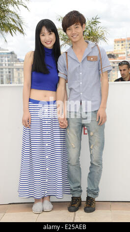 66th Cannes Film Festival - 'Tian Zhu Ding' - Photocall Featuring: Meng ...