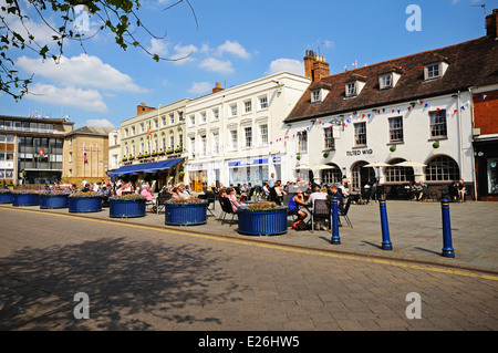 Market Square, Warwick, Warwickshire, England, United Kingdom Stock ...