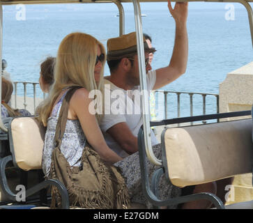 Claudia Schiffer, Matthew Vaughn and their daughter Cosima Violet ...