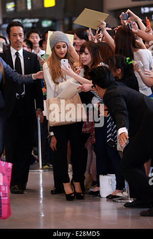 Chiba, Japan - The actress and singer song-writer Adriana Grande greets ...