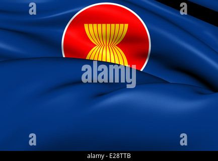 Flag of ASEAN Stock Photo - Alamy