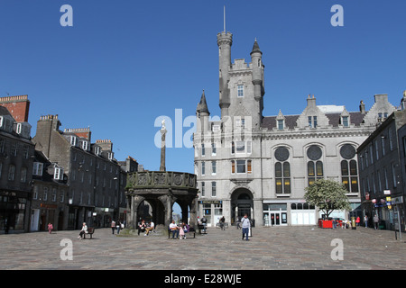 Castlegate Aberdeen Scotland June 2014 Stock Photo - Alamy