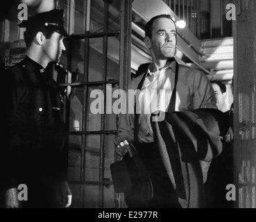 Henry Fonda and Director Alfred Hitchcock, "The Wrong Man" 1956 Warner ...