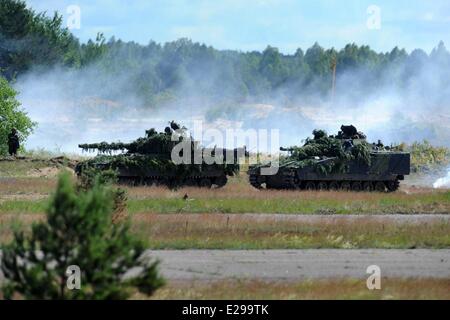 Rukla, Lithuania. 17th June, 2014. Lithuania's president Grybauskaite ...