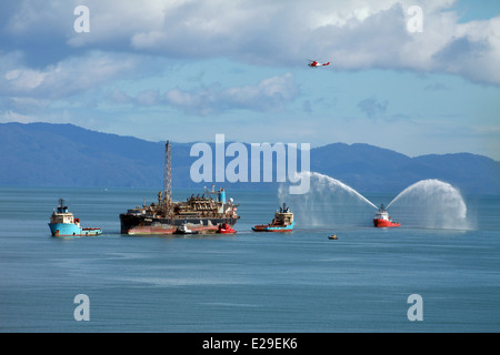 FPSO Raroa, storage and production support vessel, arrives in Port ...