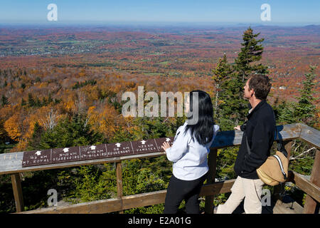 Panorama of autumn forest, Sutton, Quebec, Canada Stock Photo - Alamy