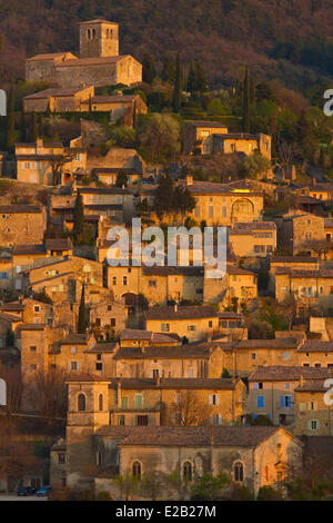 France, Drome, Drome Provencale, Mirmande, labeled Les Plus Beaux Villages de France (The Most ...