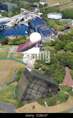 Aerial View on Futuroscope Theme Park near Poitiers France Stock Photo ...