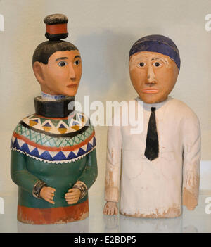 Sculpture of Inuit people, Greenland, Denmark Stock Photo - Alamy