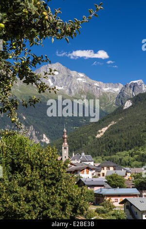 France Savoie Bozel Tarentaise Valley Massif de la Vanoise view on the ...