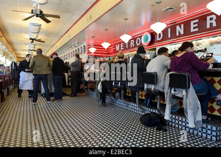 New York City Manhattan Diner Restaurant USA Stock Photo - Alamy