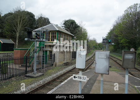 The Signal box at Cromer railway station, North Norfolk Coast, England ...