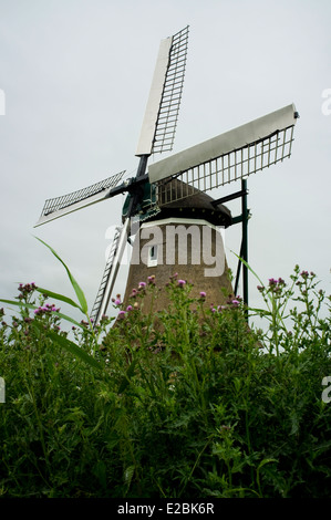 Netherlands - Netherlands - Friesland - Windmill near Bolsward Stock ...