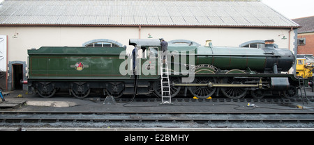 Steam railway engine shed at Minehead Stock Photo - Alamy