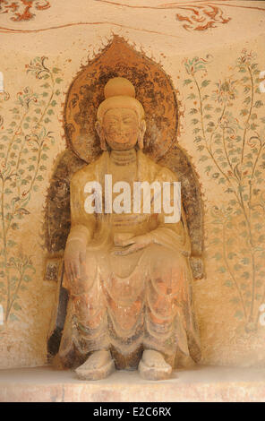 China, Gansu, Bingling Si caves Stock Photo - Alamy