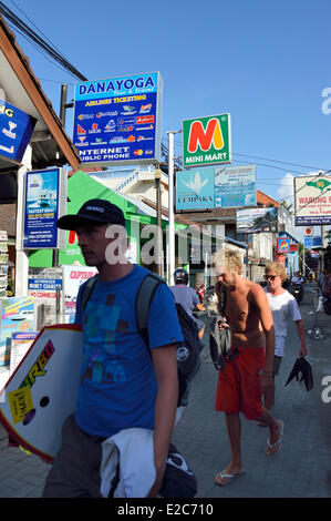 Indonesia, Bali, touristic streets of Kuta Stock Photo - Alamy