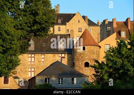 France, Sarthe, Le Mans, Cite Plantagenet , half timbered architecture ...