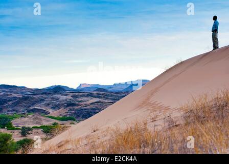 Sand dune, Huab River Valley, Torra Conservancy, Damaraland, Namibia ...