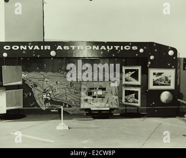 This image showcases the personnel and facilities at the Convair ...