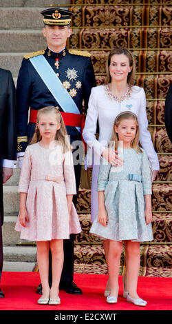 ing Felipe of Spain and Princess Leonor of Spain attend the National ...