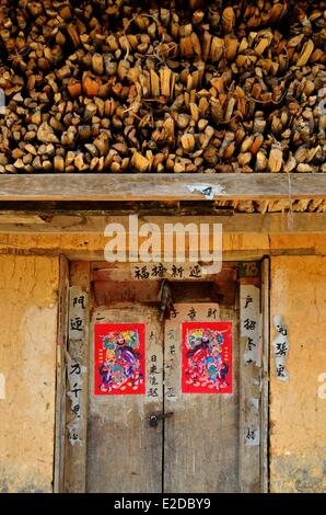 Vietnam, Ha Giang, pho Bang, old Hmong house Stock Photo - Alamy