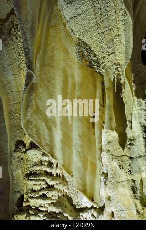 Waitomo Caves, stalagmites, Waitomo, North Island, New Zealand Stock ...