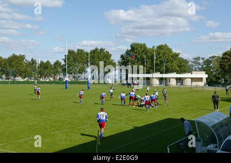 Rugby match at the Stade de France, St. Denis, Seine Saint Denis ...