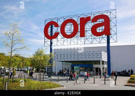 Cora supermarket, France Stock Photo - Alamy