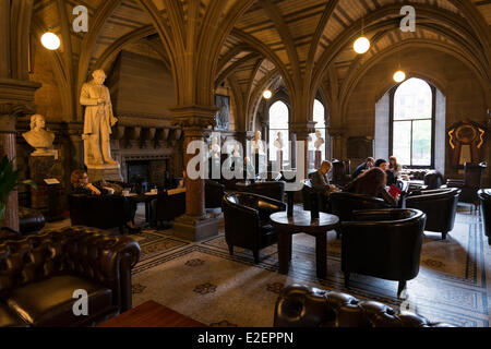 United Kingdom, Manchester, tea room in the Town Hall Stock Photo - Alamy