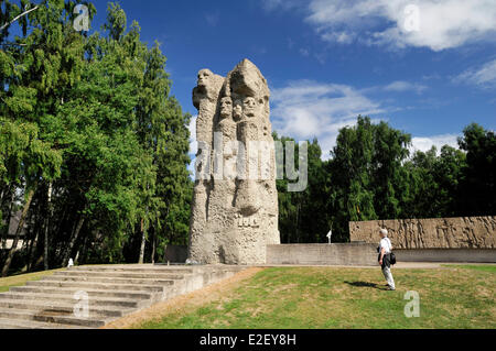 Poland, Pomerania, Sztutowo, concentration camp of Stutthof, memorial ...