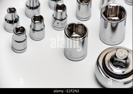 ratchet set with interchangeable heads Stock Photo - Alamy