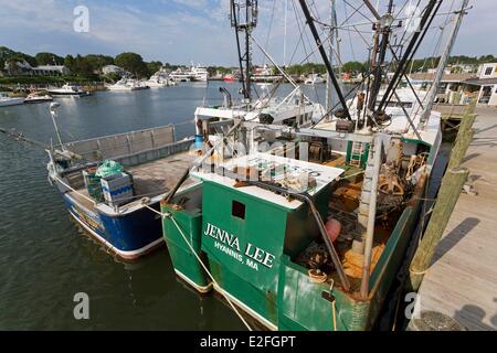 Fishing Boat, Hyannis, MA Stock Photo - Alamy