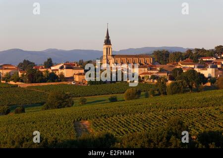France, Rhone, Fleurie village, AOC Beaujolais vineyard Stock Photo - Alamy