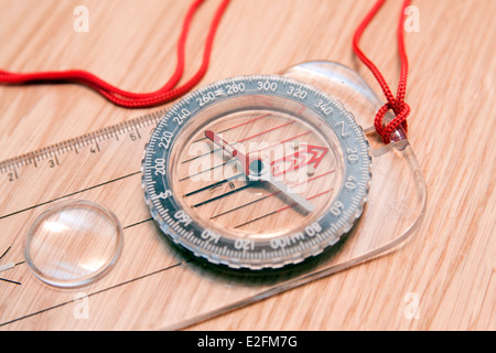 Still life compass Stock Photo - Alamy