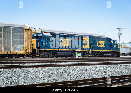CSX Locomotive EMD GP15-1 No 1561, Curtis Bay Yard, Baltimore, MD Stock ...